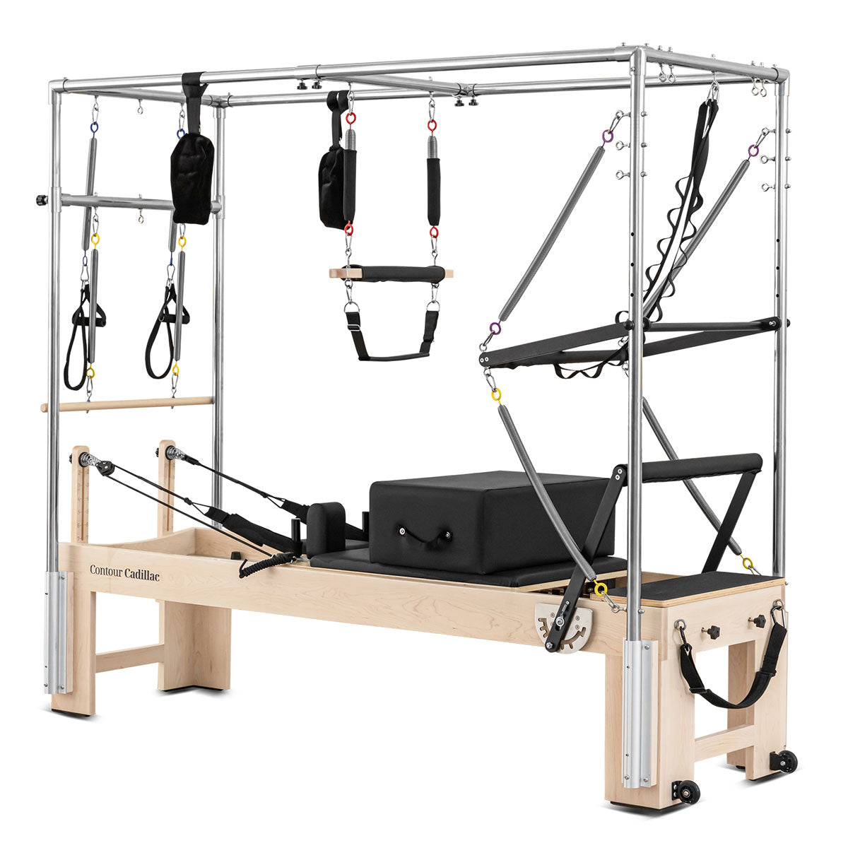 Lifespan Fitness Contour Cadillac Pilates Reformer with Full Trapeze T ...